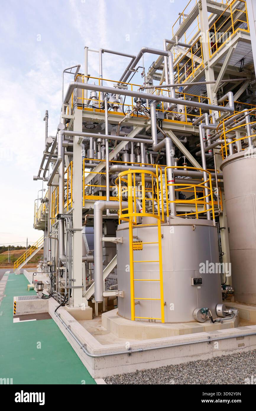 November 6, 2025, Okuma, Fukushima, Japan: A view of the Bioethanol ...