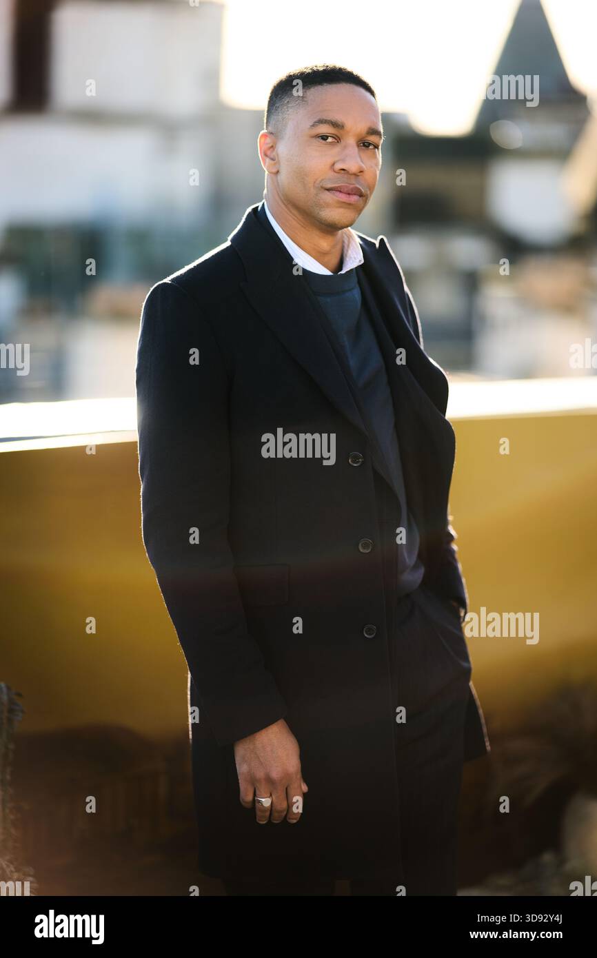 Aaron Moten poses for photographers upon arrival at the season two ...
