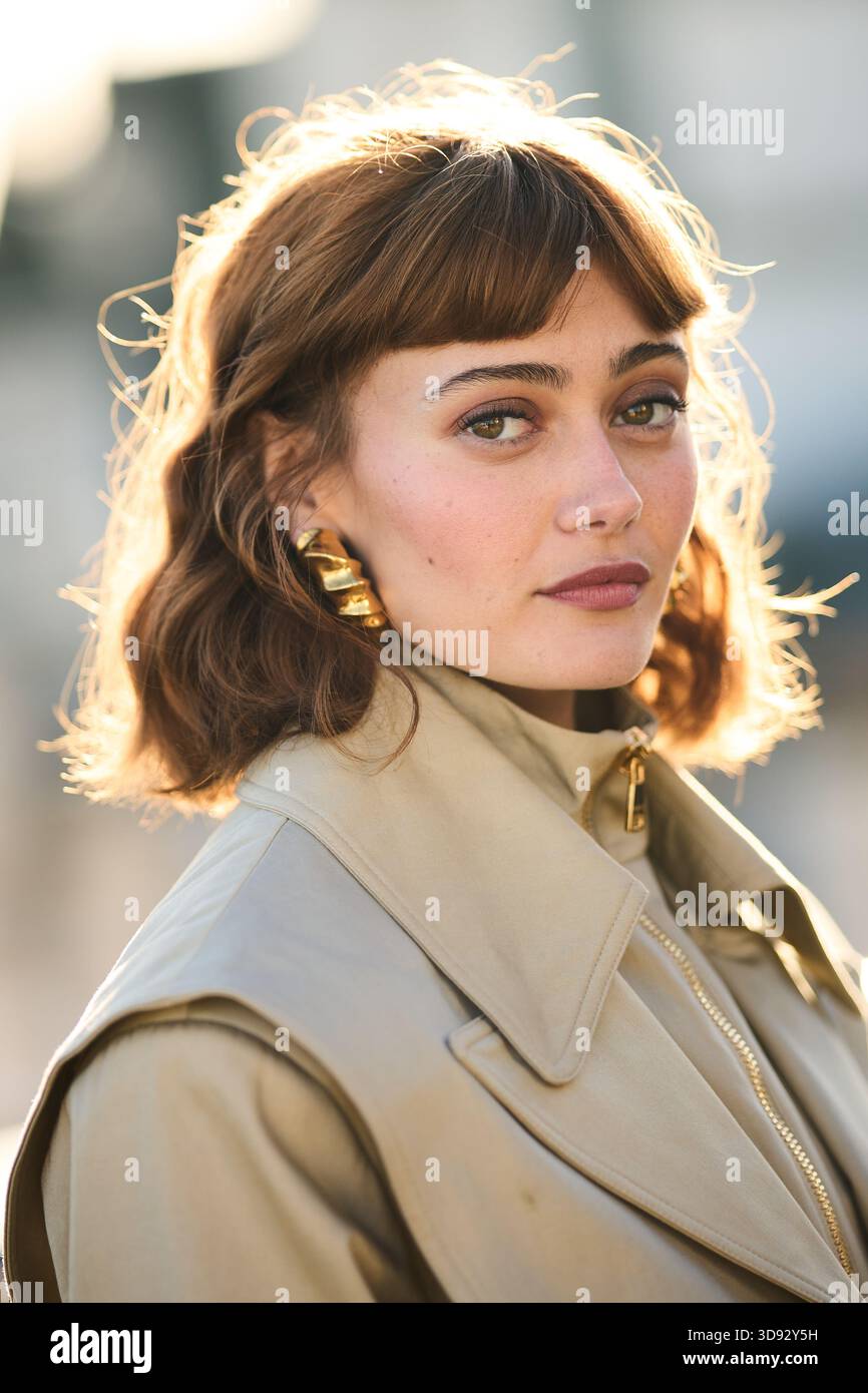 Ella Purnell poses for photographers upon arrival at the season two ...