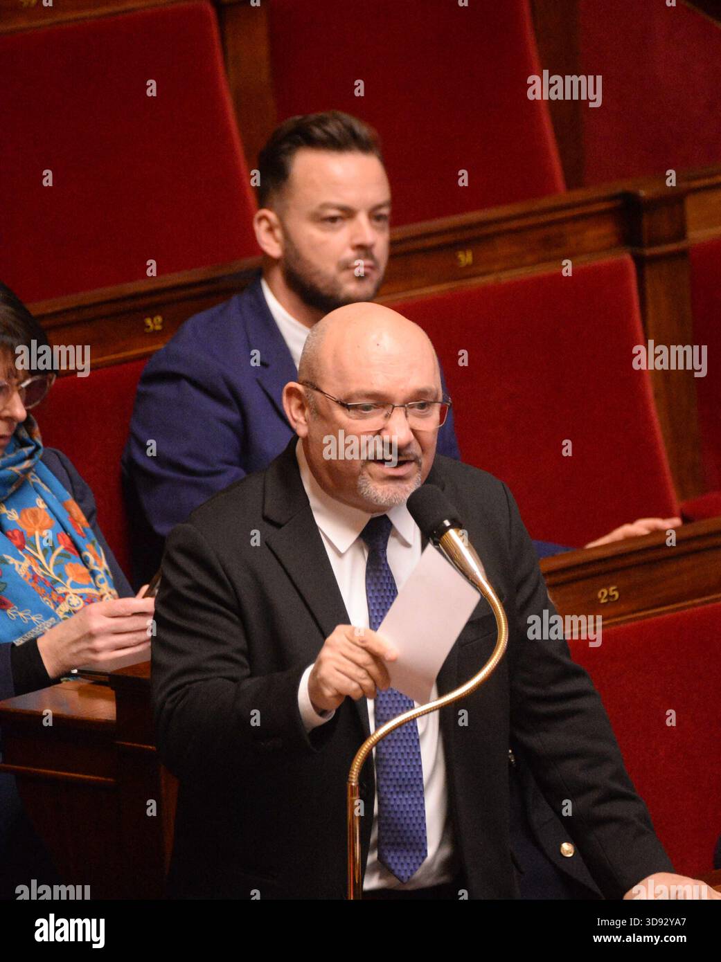 Frederic Boccaletti, RN MP during Question session with the government ...