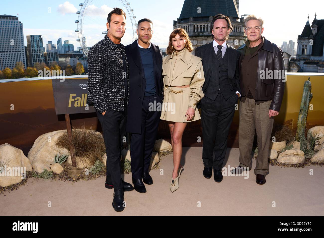 Geneva Robertson-Dworet, from left, Justin Theroux, Aaron Moten, Ella ...