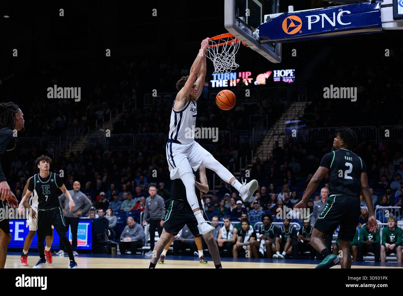 INDIANAPOLIS, IN - DECEMBER 02: Butler Bulldogs forward Jamie Kaiser Jr ...