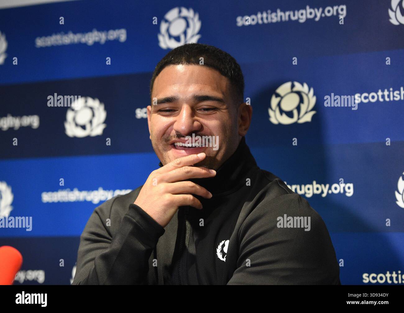 Edinburgh Scotland UK 3rd Dec 25 . Rugby World Cup draw reaction at ...