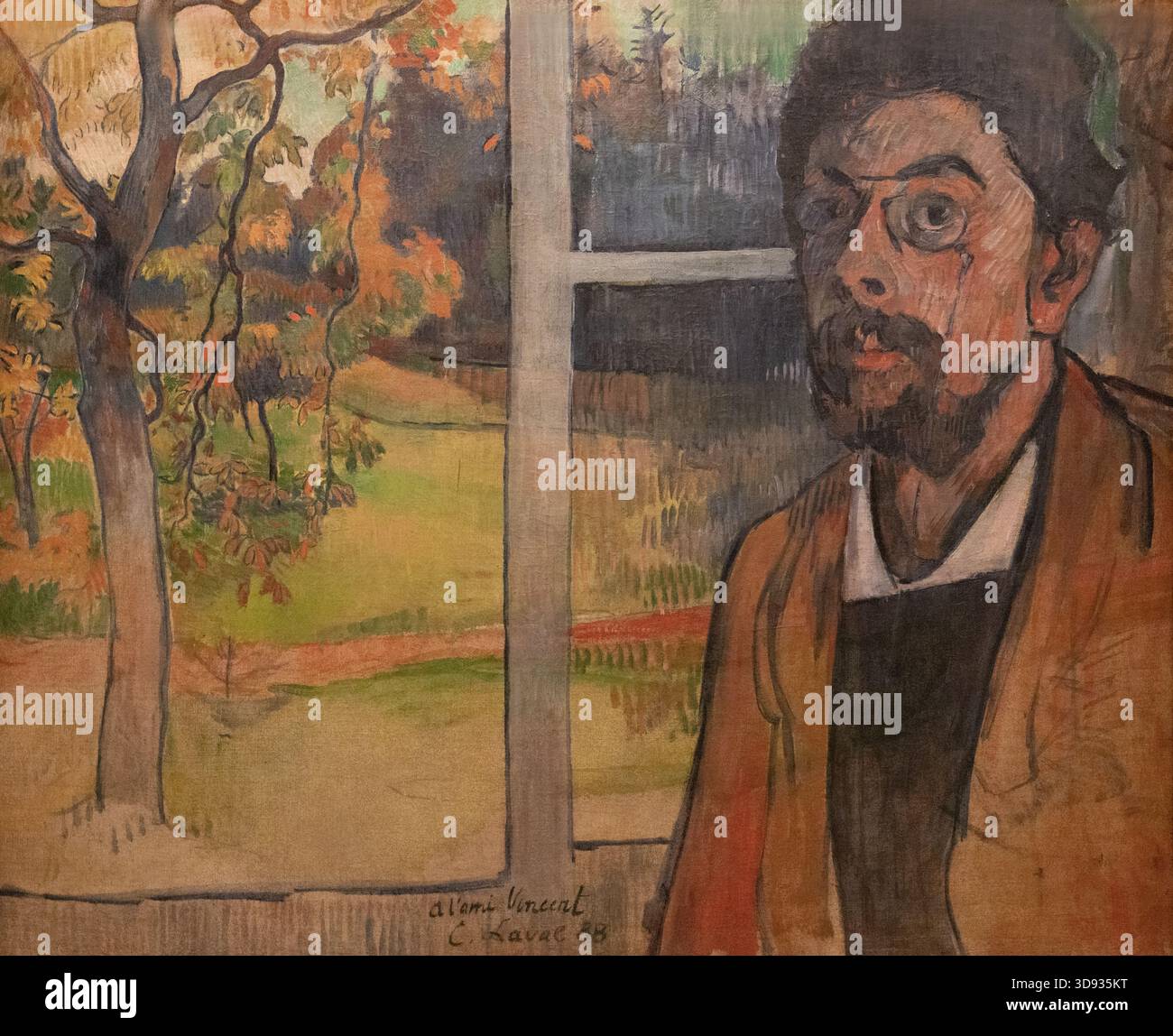 Charles Laval "Self portrait" 1888; 19th century French painter Charles ...
