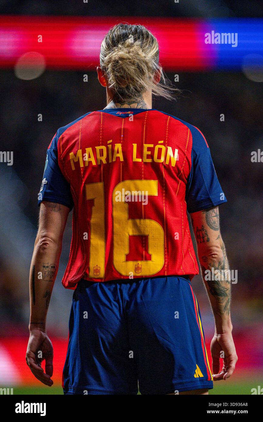 December 2, 2025, Madrid, Madrid, Spain: Maria Pilar Leon of Spain is ...