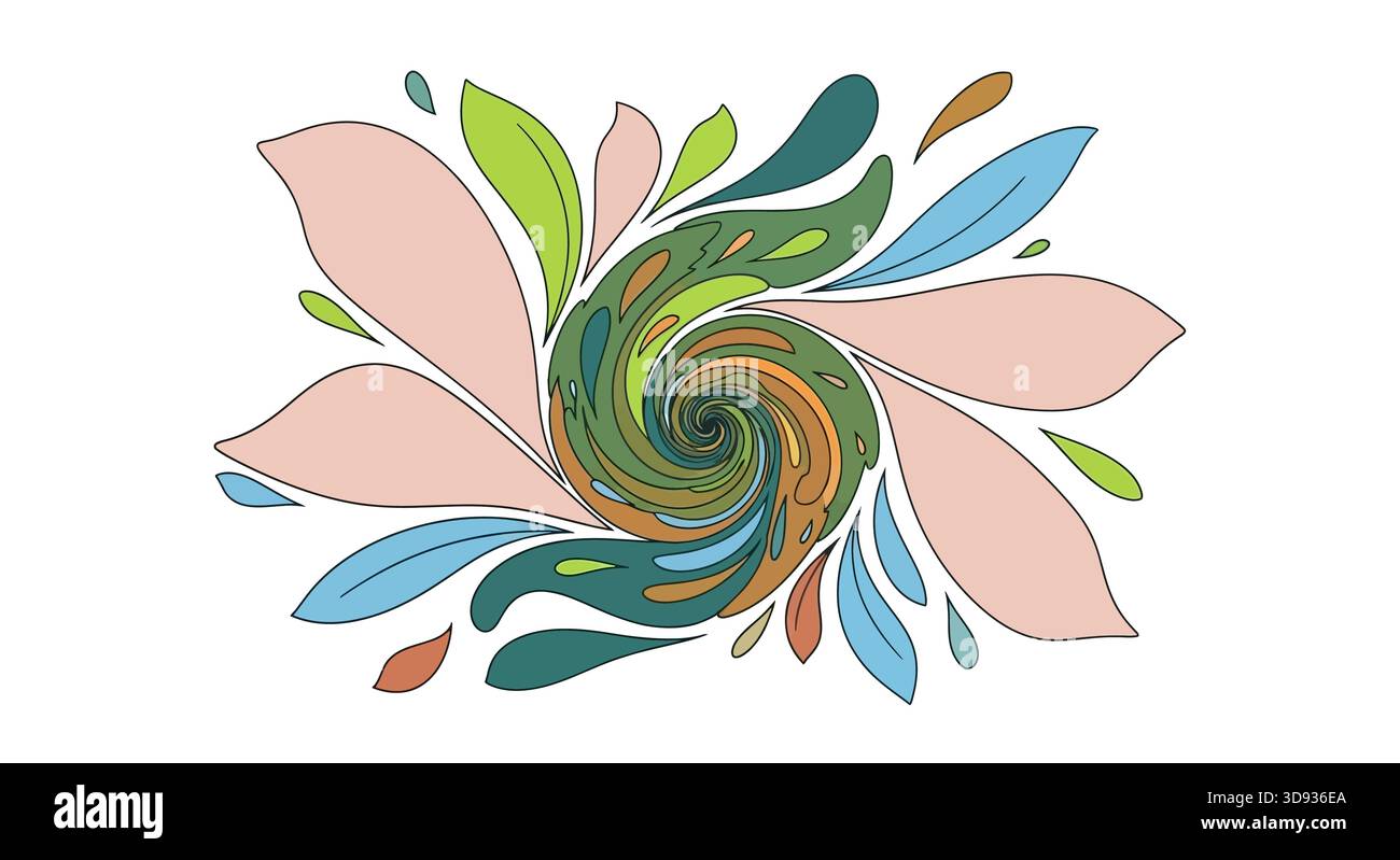 Ethereal greenery Stock Vector Images - Alamy