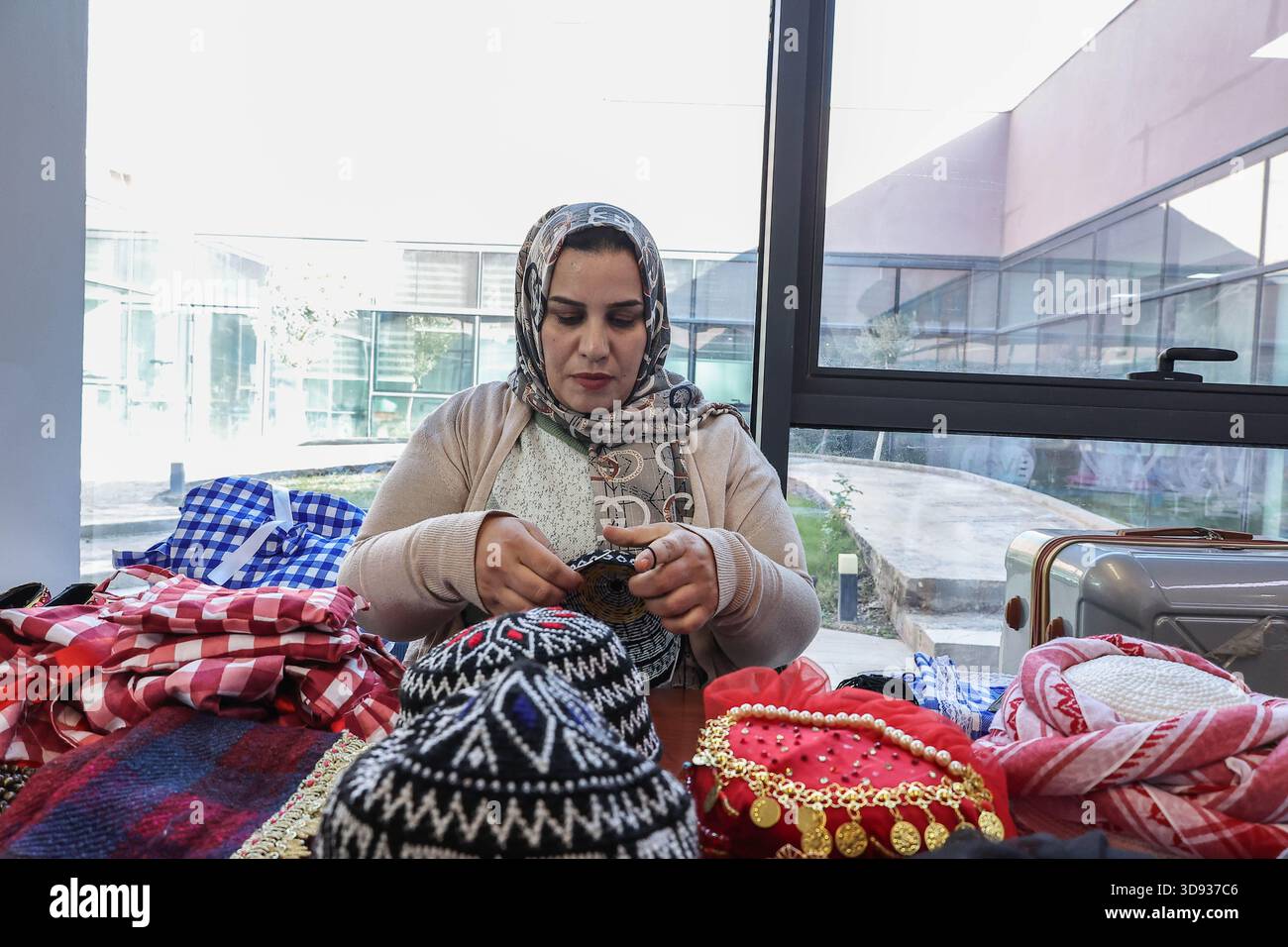 December 3, 2025, Erbil, Kurdistan Region, iraq: Artisan Nawroz Hussein ...