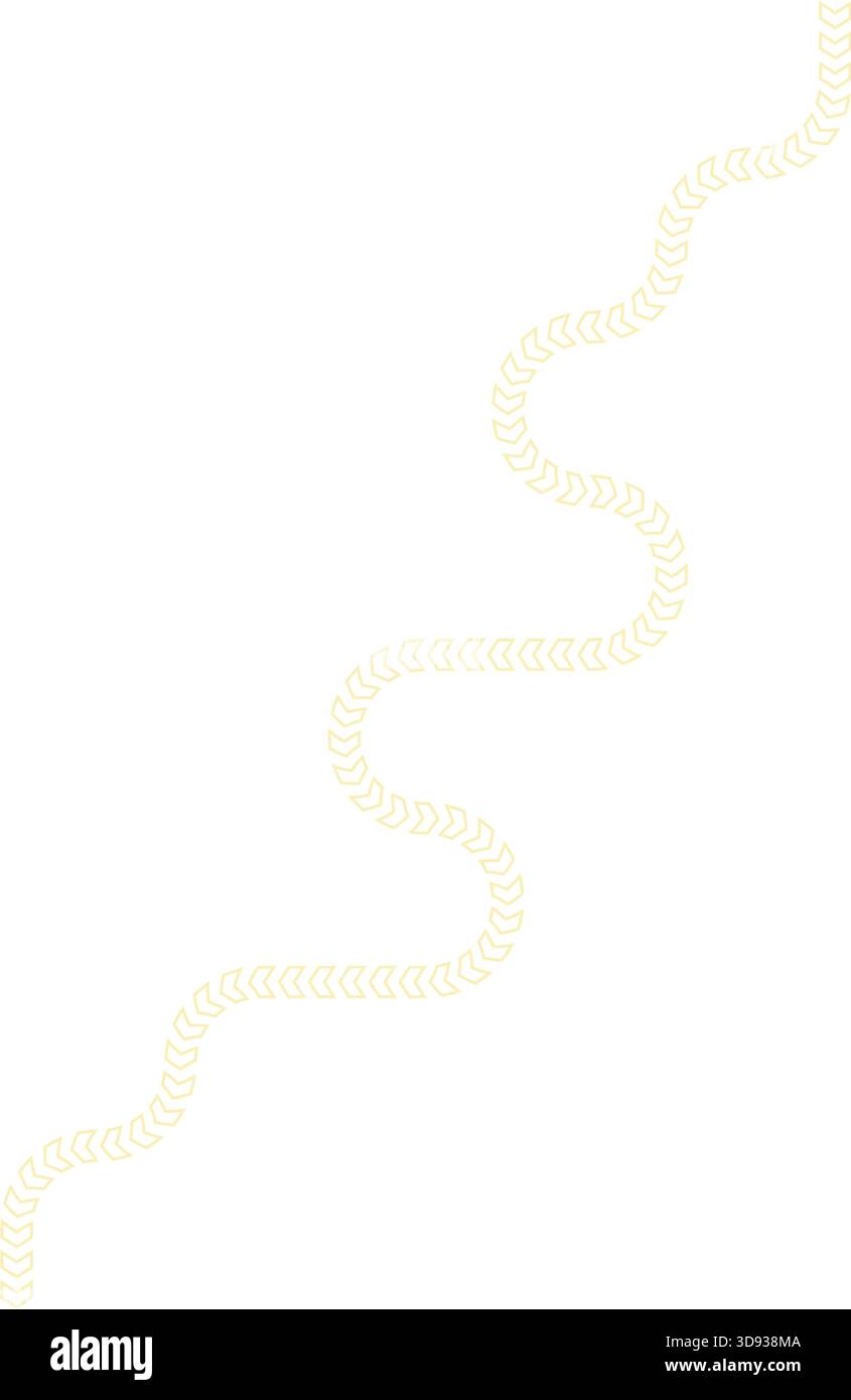 Chevron sequence builds a flow indicator marked by glowing contours ...