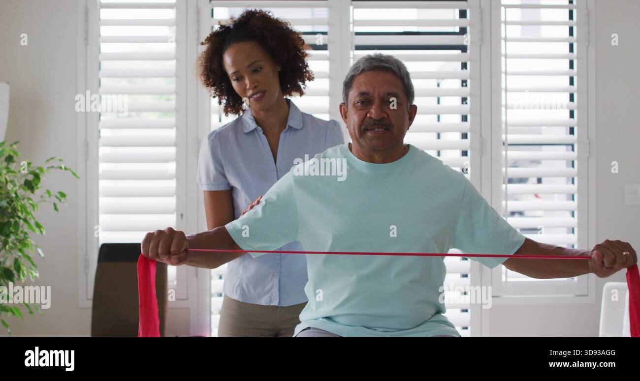 Using red resistance band hi-res stock photography and images - Alamy