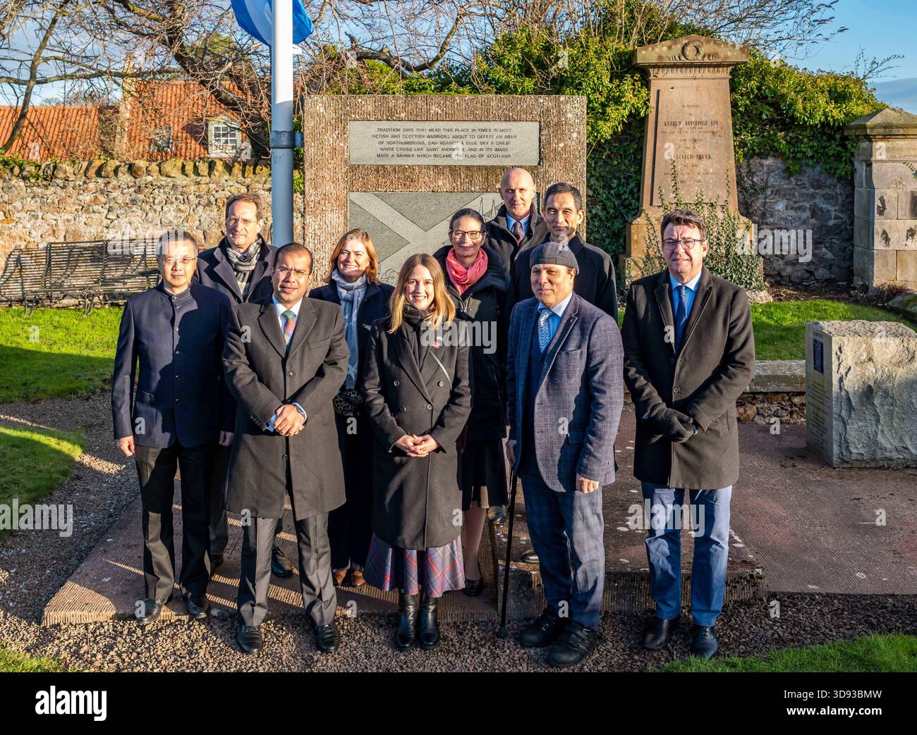 UK: St Andrews Day in Athelstaneford, Scotland, UK on 30 November 2025 ...