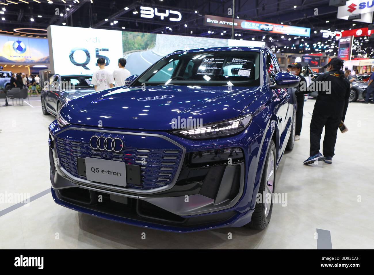 AUDI Q6 e-tron, displayed at the 42nd Thailand International Motor Expo ...