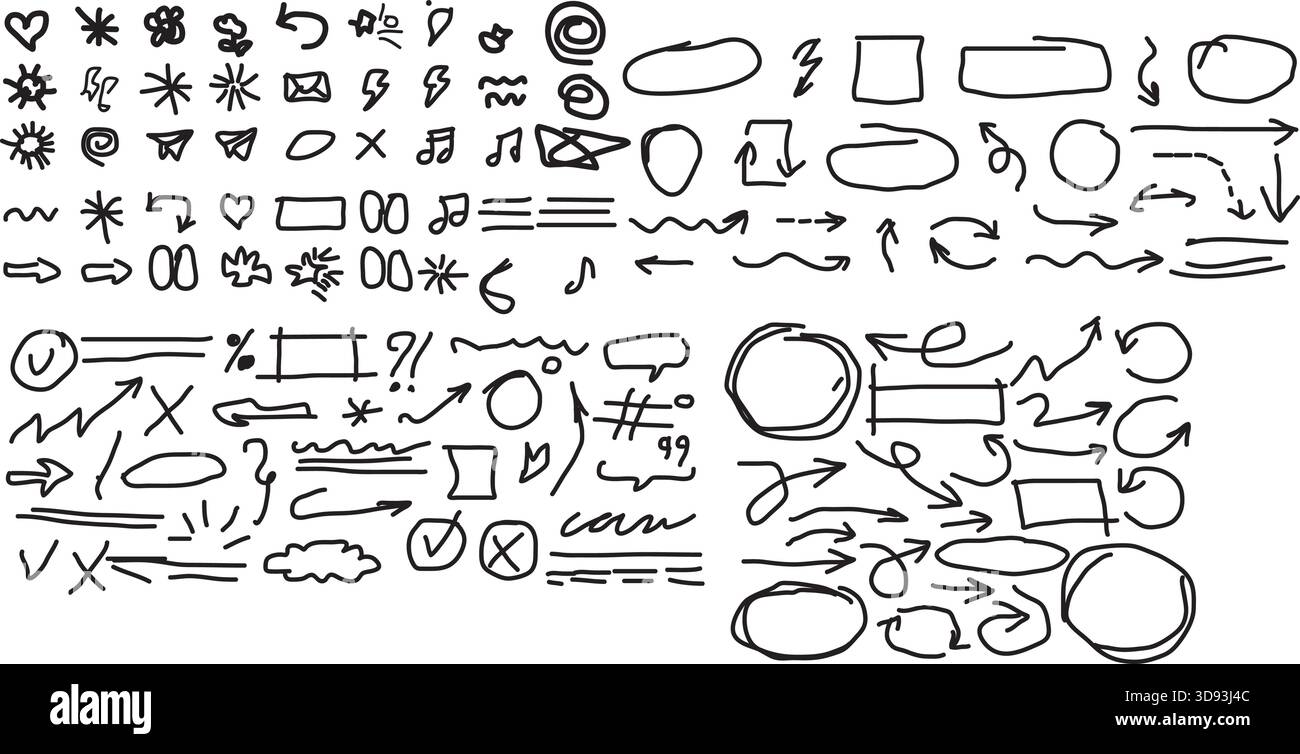 Creative hand symbols Cut Out Stock Images & Pictures - Alamy