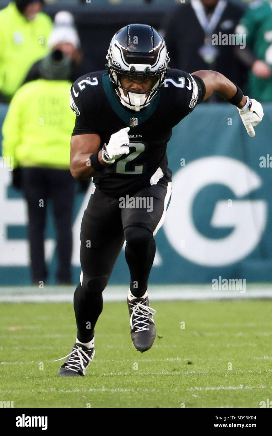Philadelphia Eagles wide receiver Jahan Dotson (2) runs a route during ...