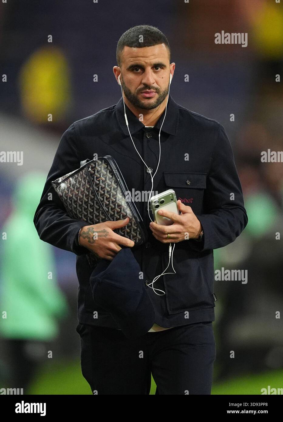 Burnley's Kyle Walker arriving before the Premier League match at Turf ...