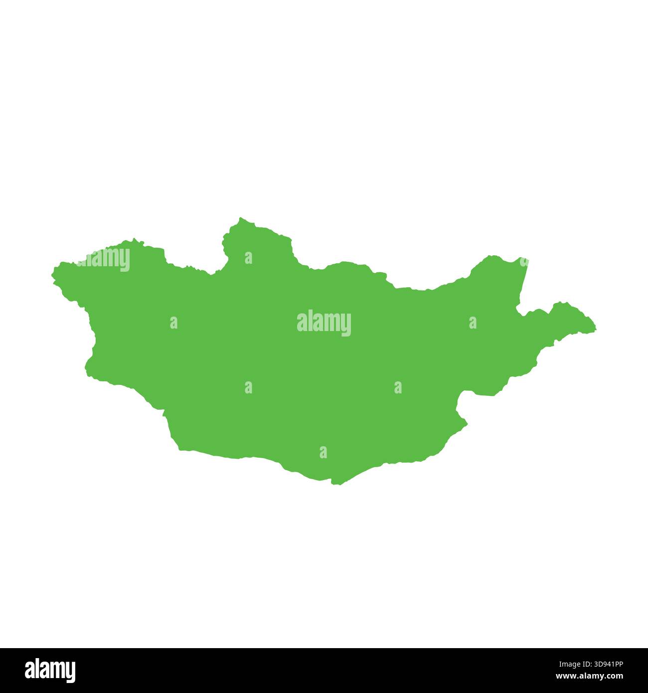 Map of Mongolia, sign silhouette. World Map Globe. Vector Illustration ...