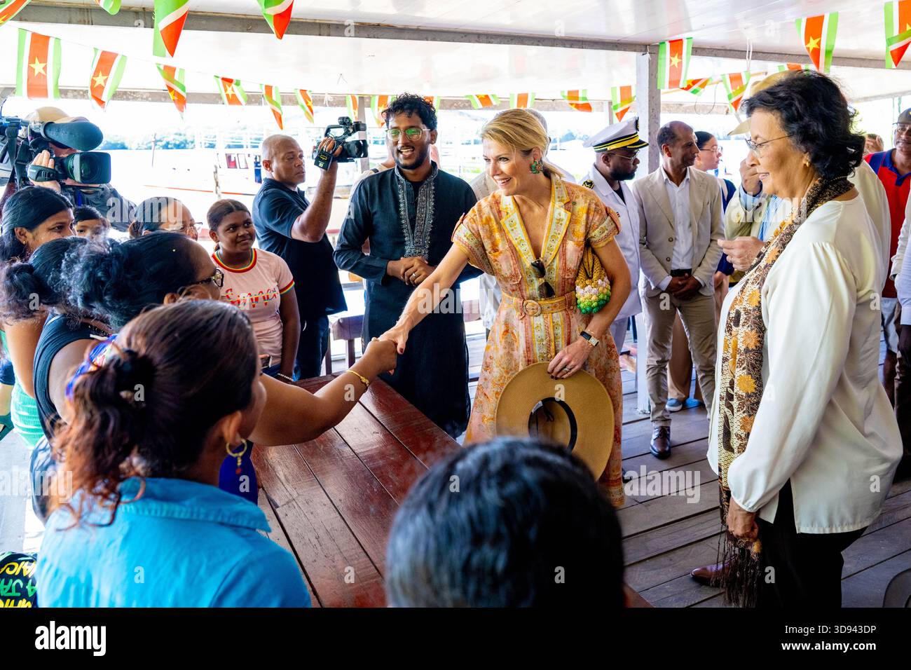 King Willem-Alexander, Queen Maxima, President Jennifer Geerlings ...