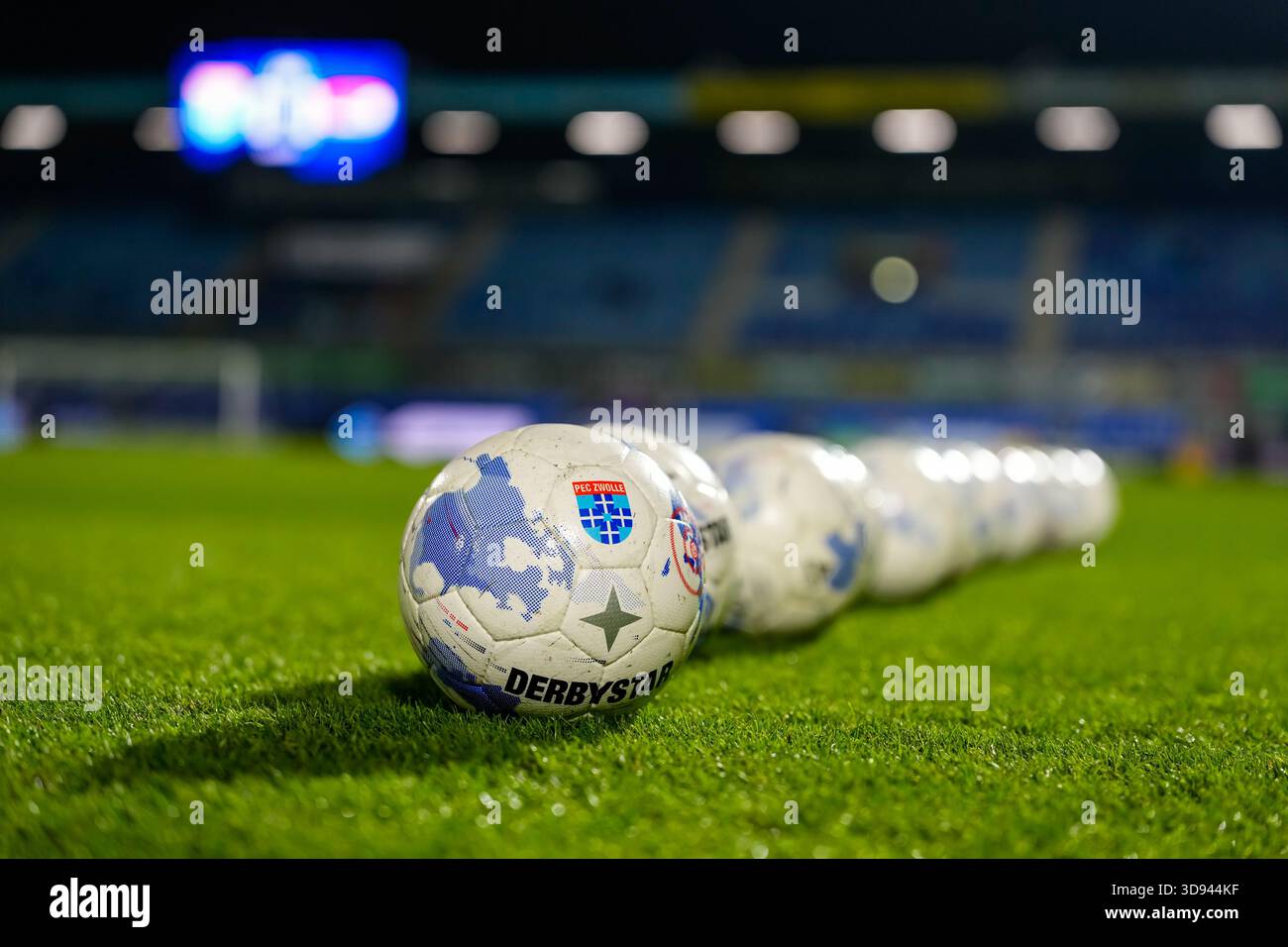 ZWOLLE, NETHERLANDS - DECEMBER 3: Match balls during the Dutch ...