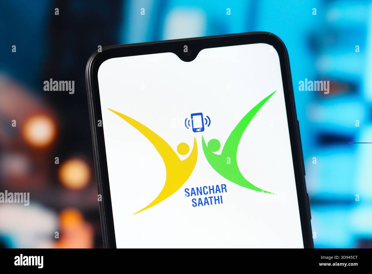December 3, 2025, Canada: In this photo illustration, the Sanchar ...