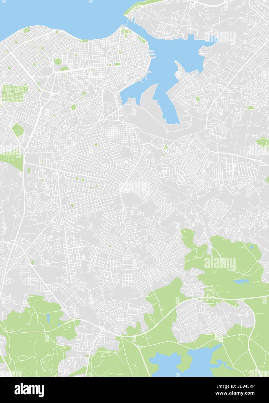 City aerial panoramic view Stock Vector Images - Alamy