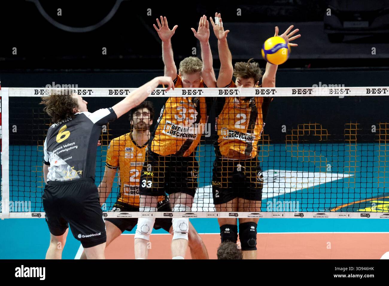 12/03/2025, Max-Schmeling-Halle, Berlin, DEU, DVV, 1.VBL, BR Volleys vs ...