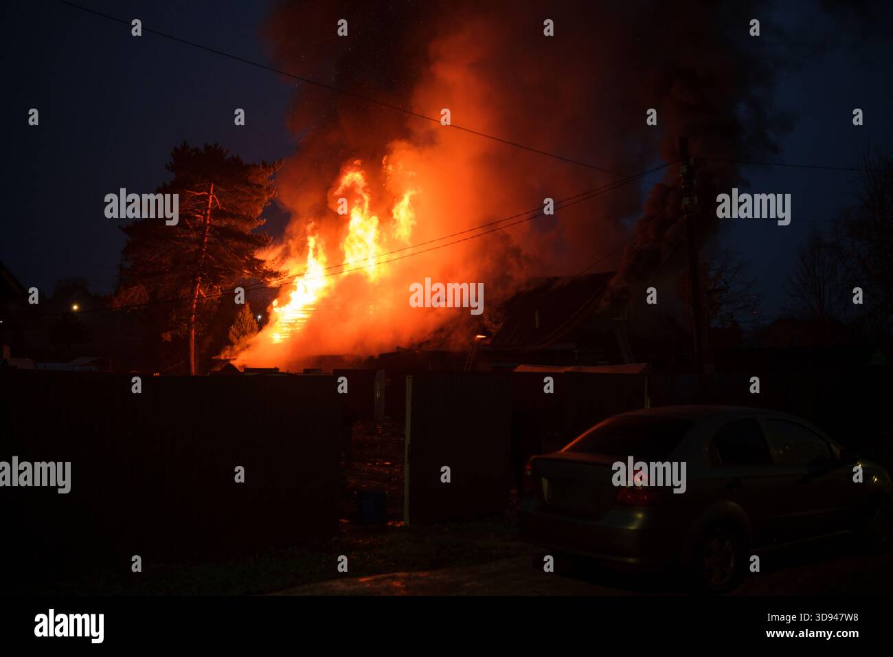 Massive fire engulfs hi-res stock photography and images - Alamy