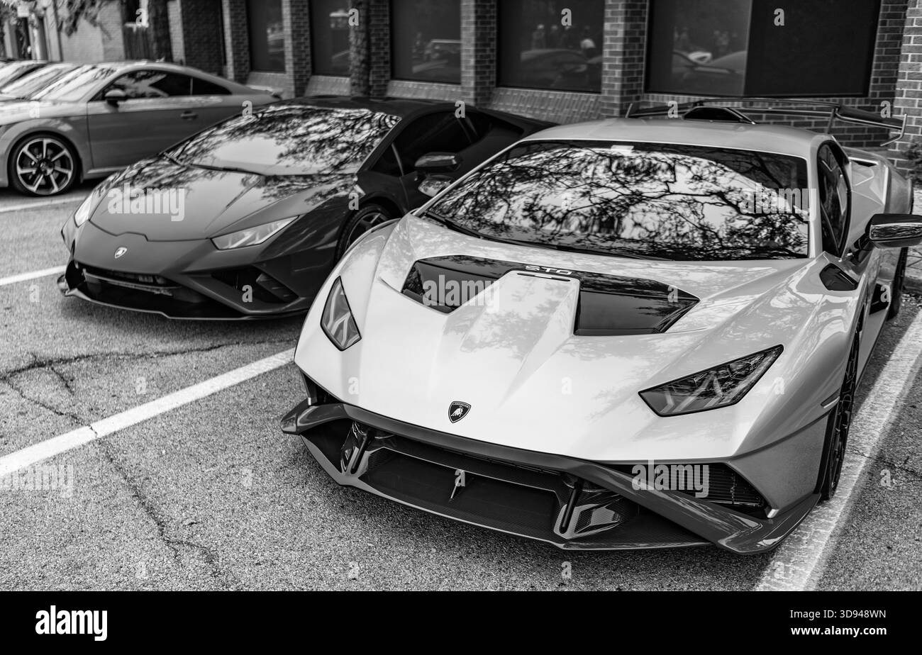 Chicago, Illinois - September 29, 2024: 2021 Lamborghini Huracan STO ...