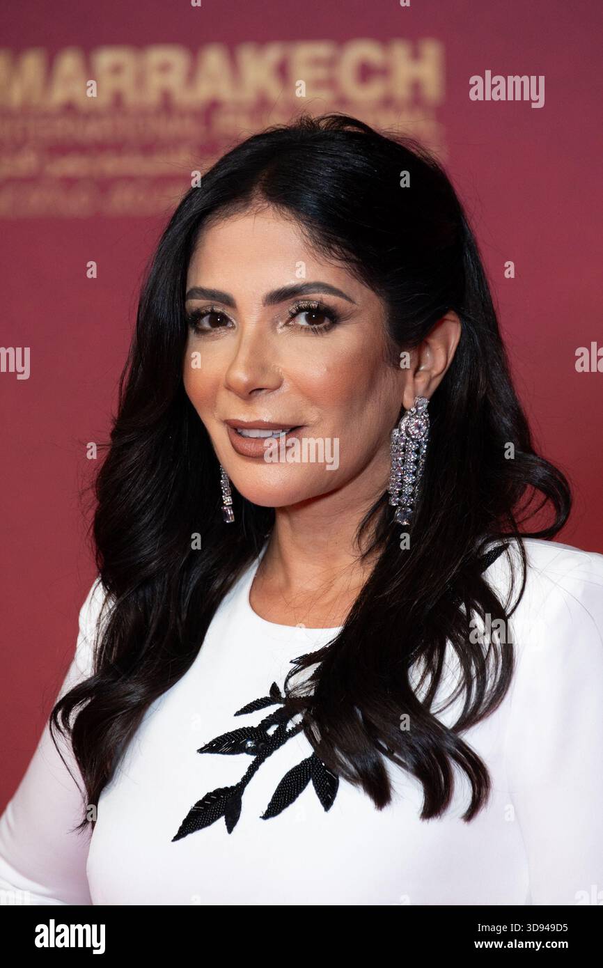 Mona Zaki attends the 22nd Marrakech International Film Festival on ...