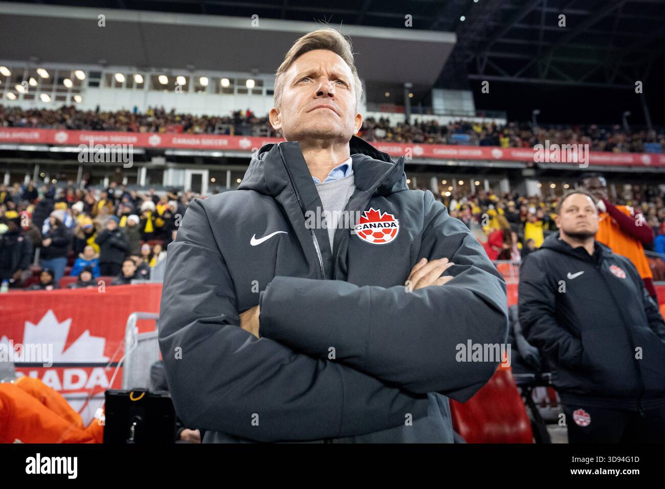 Canada head coach Jesse Marsch stands on the sideline before ...