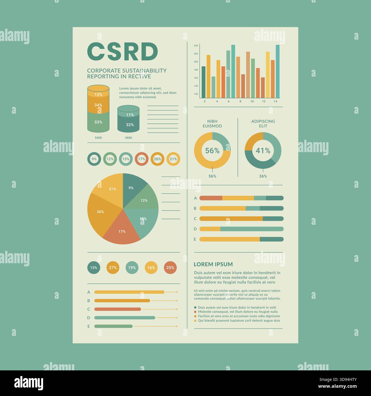 Infographic process presentations banner Stock Vector Images - Alamy