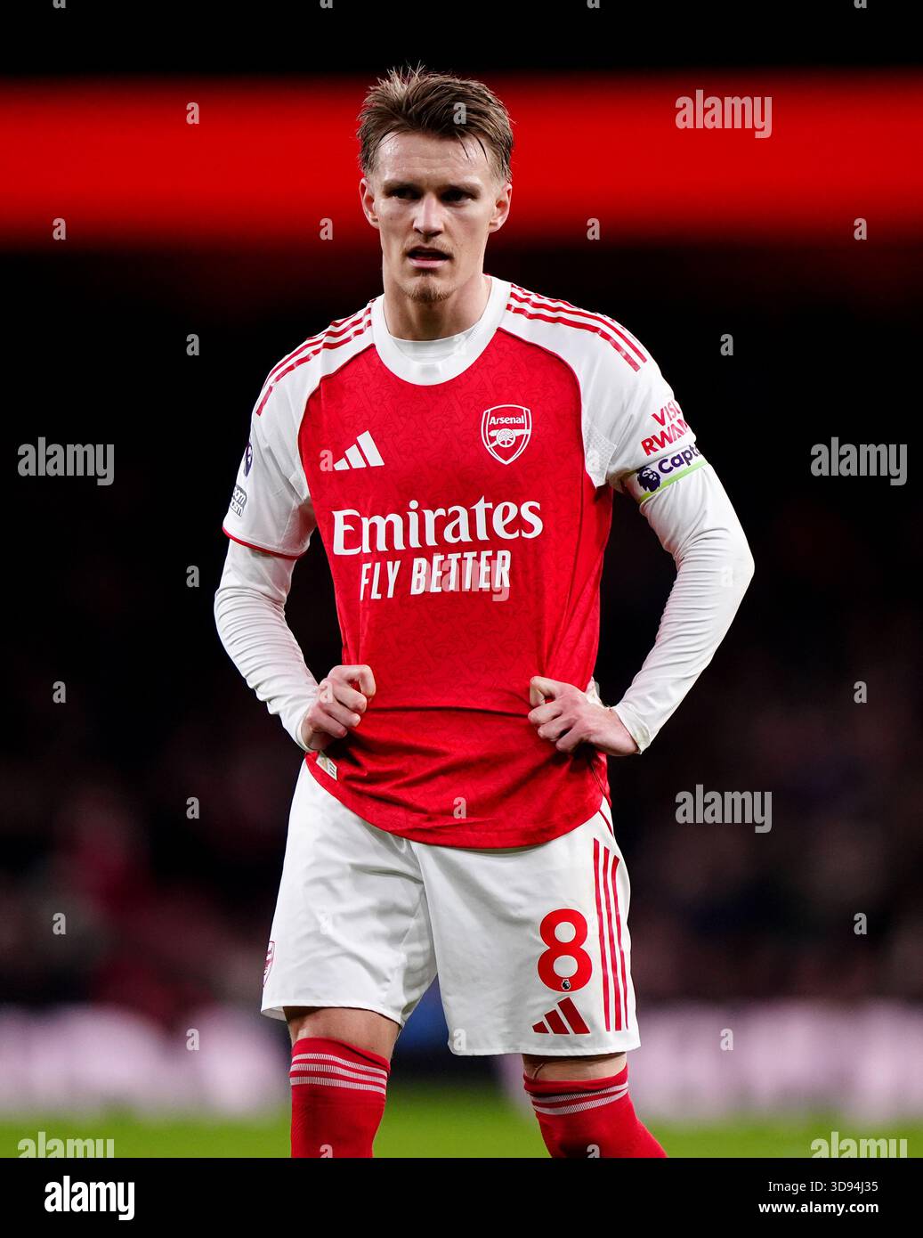 Arsenal's Martin Odegaard during the Premier League match at the ...