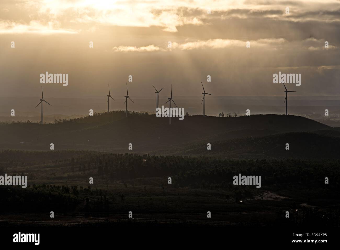 Wind farm under filtered hi-res stock photography and images - Alamy