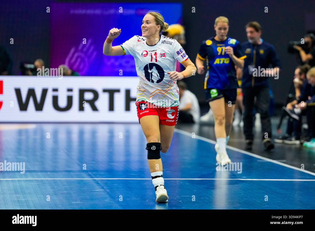 Dortmund, Germany 20251203. Norway's Malin Aune during the intermediate ...