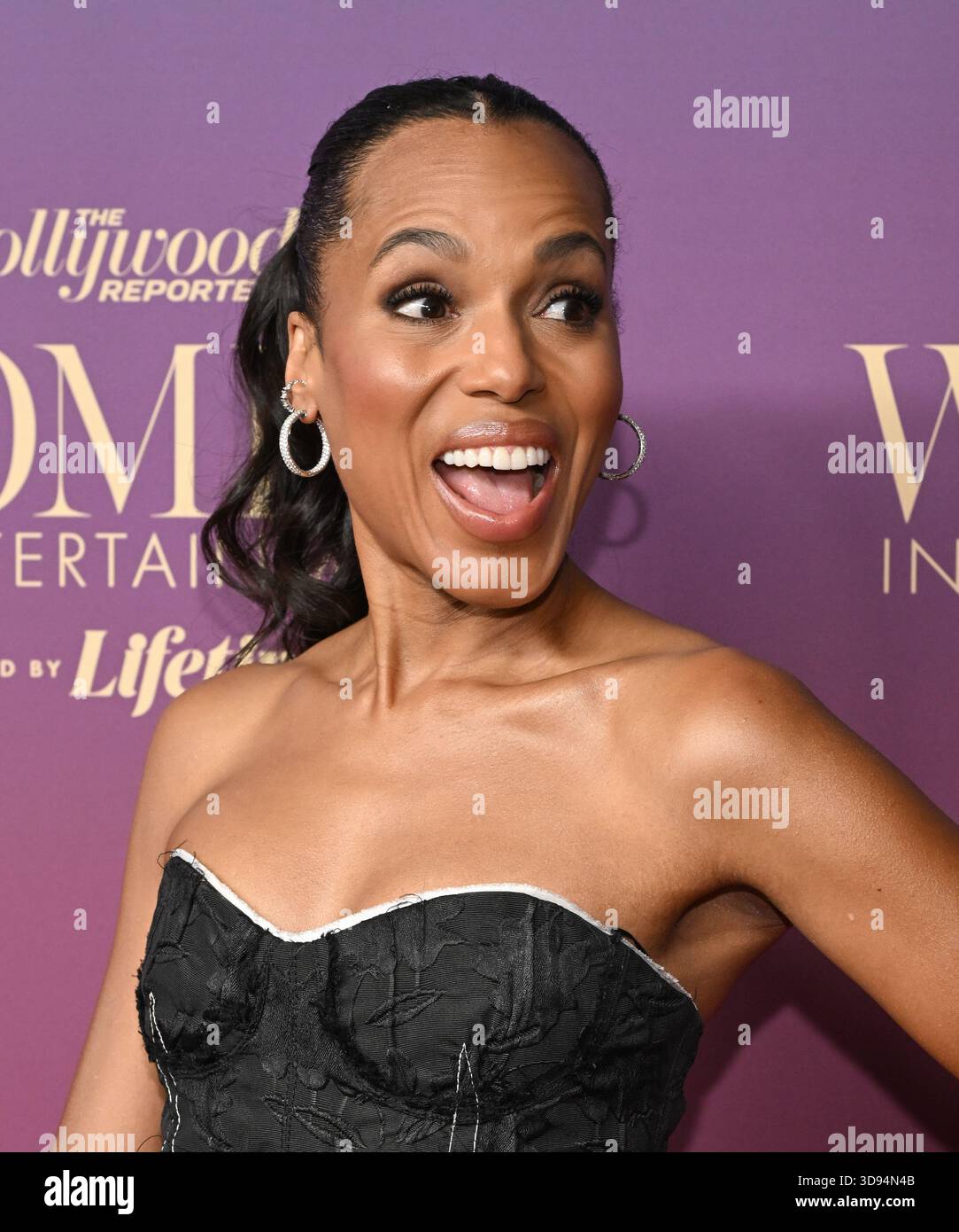 Kerry Washington arriving to The Hollywood Reporter’s Annual Women In ...