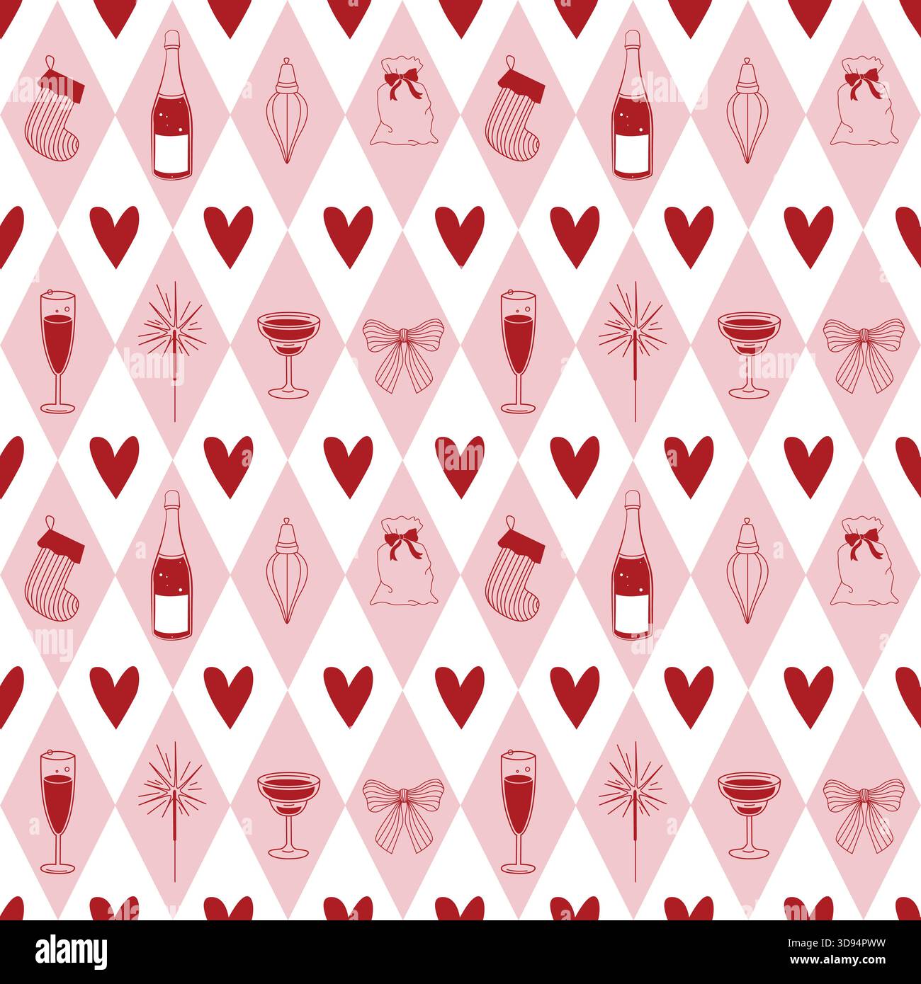 Glass heart christmas tree Stock Vector Images - Alamy