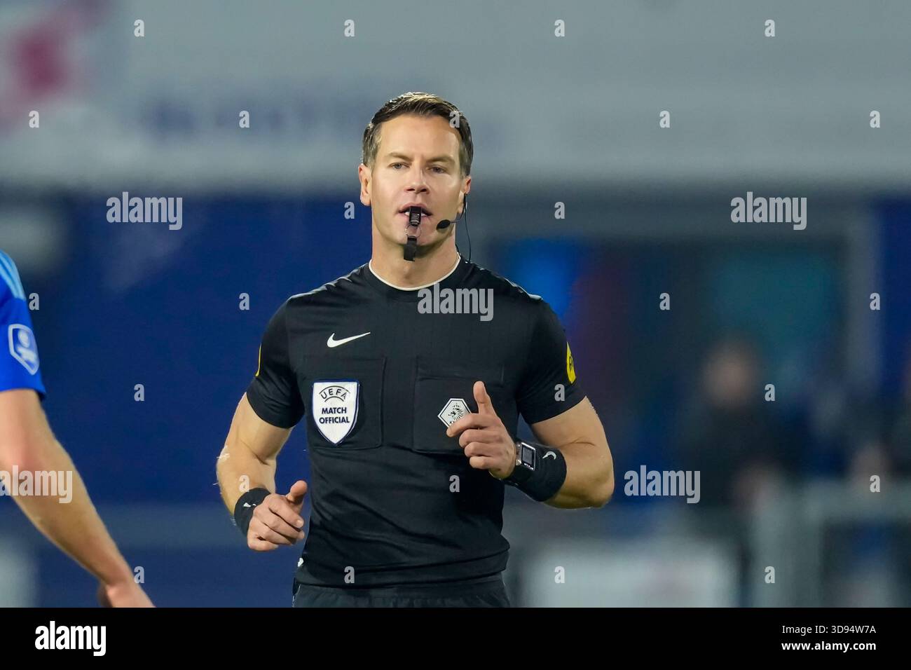ZWOLLE, NETHERLANDS - DECEMBER 3: Referee Danny Makkelie looks on ...