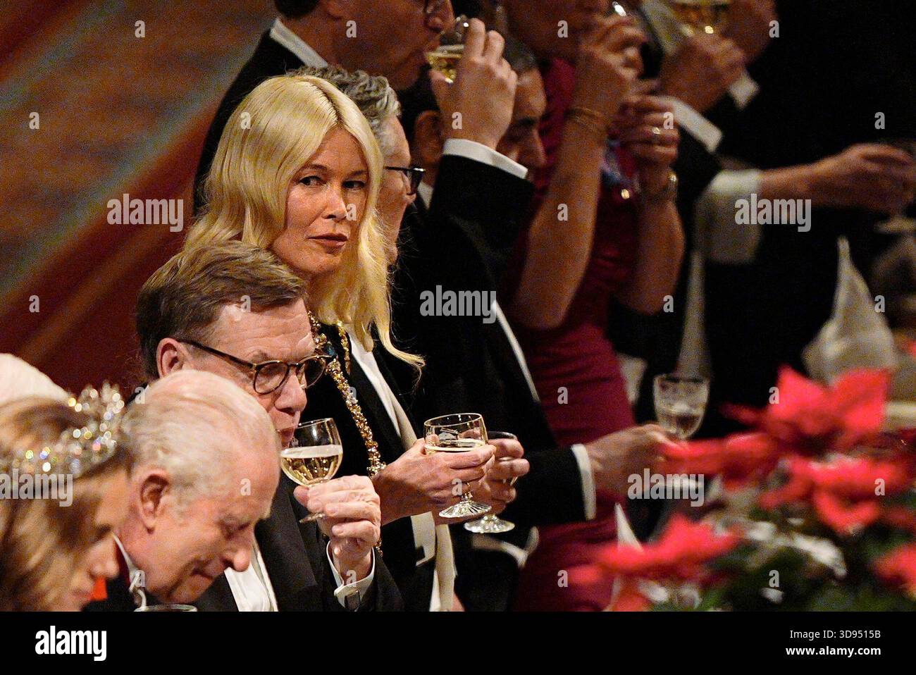 Claudia Schiffer during the state banquet for the German President ...