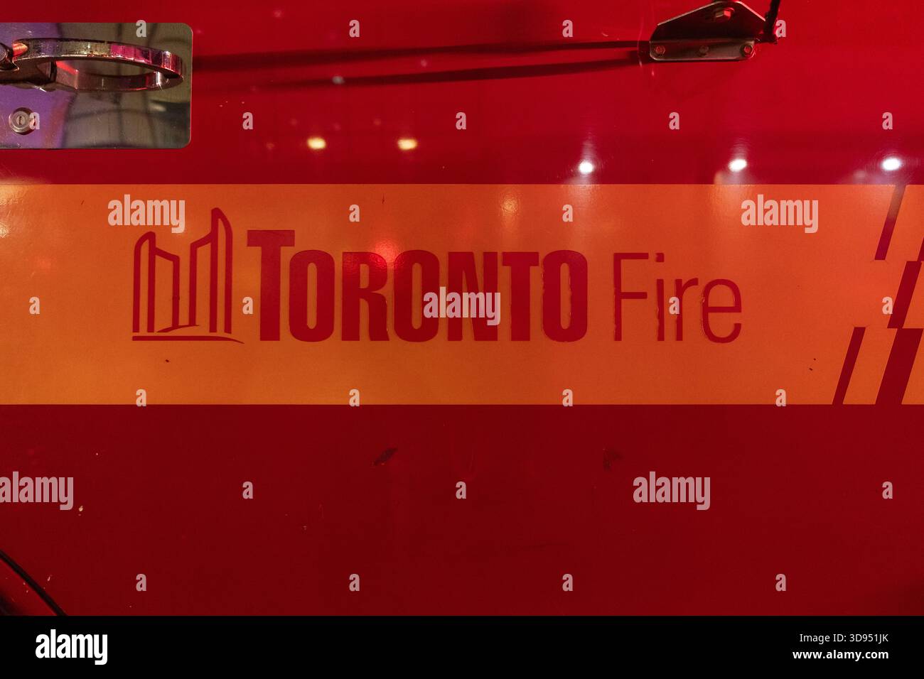 The Toronto Fire Services logo is seen in Toronto on Tuesday, May 13 ...