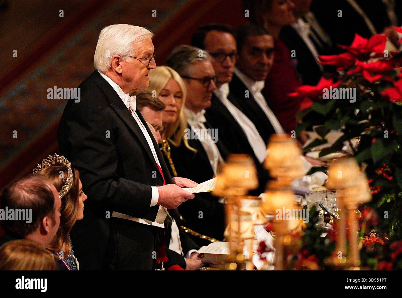 German President Frank-Walter Steinmeier speaking during the state ...
