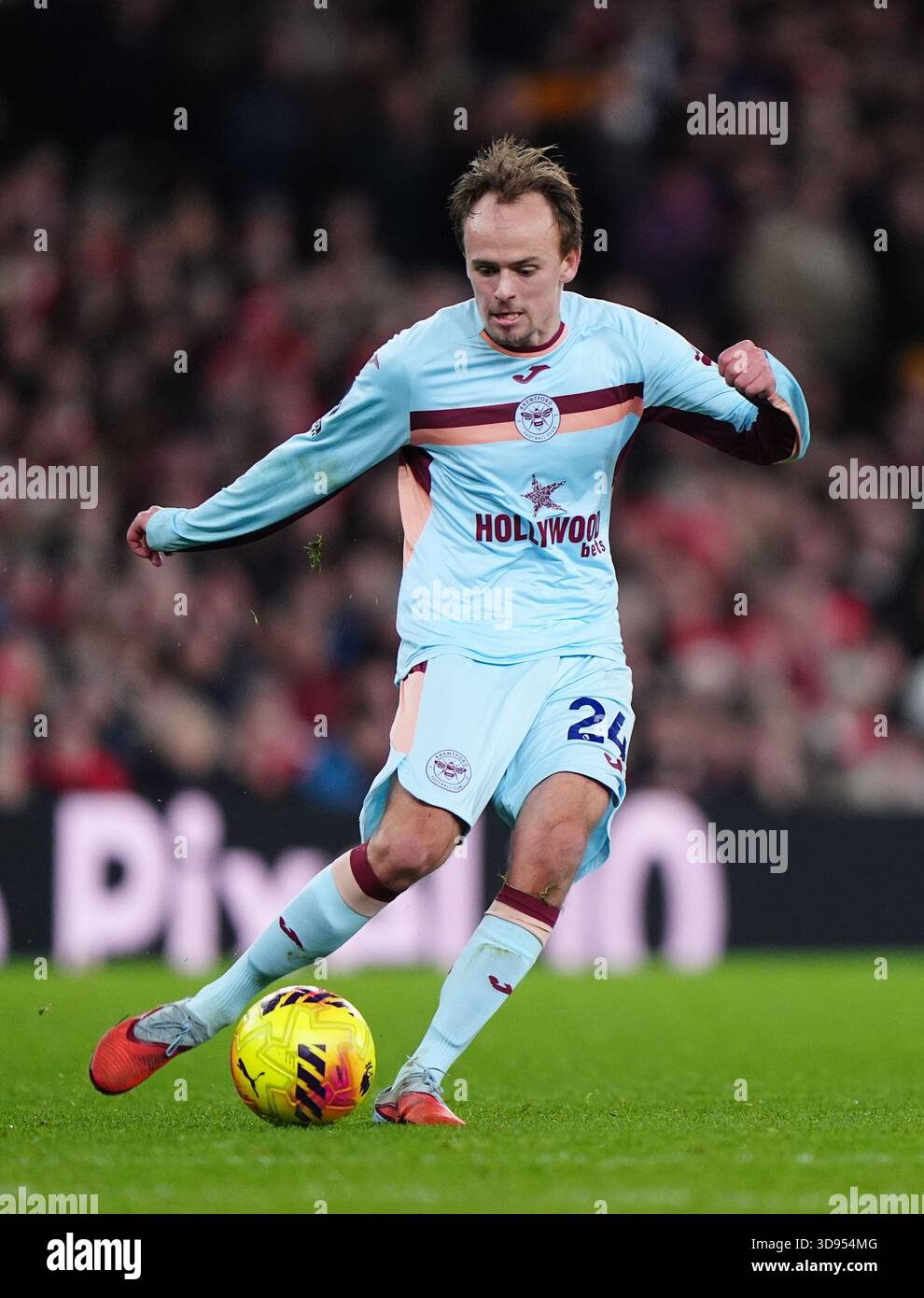 Brentford's Mikkel Damsgaard during the Premier League match at the ...
