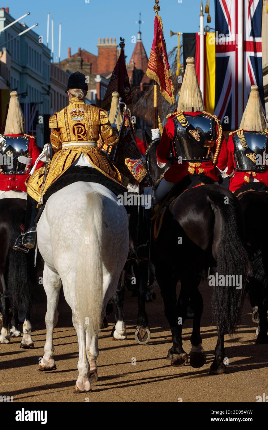 Windsor, UK. 3rd December, 2025. Members of the Sovereign's Escort from ...
