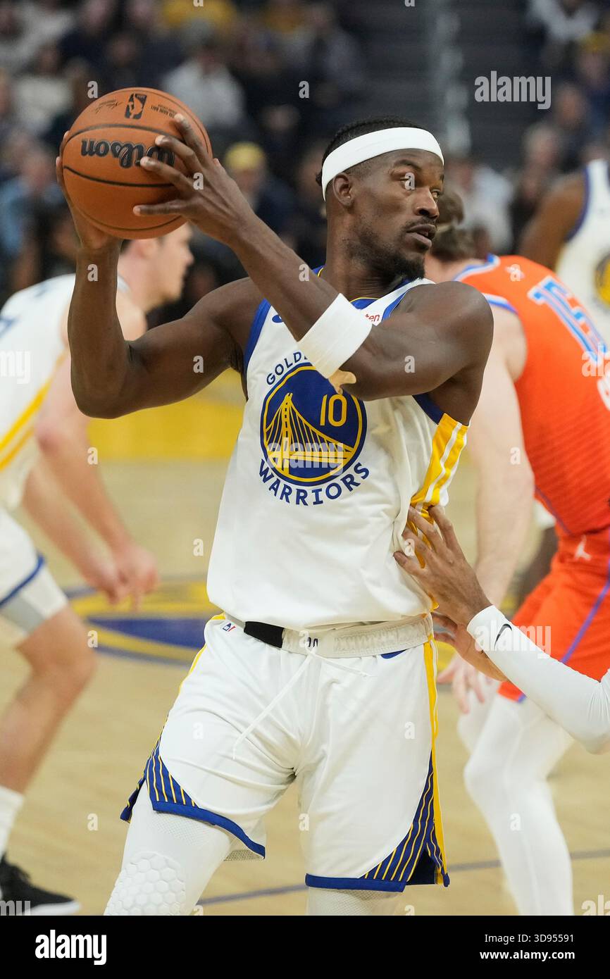 Golden State Warriors forward Jimmy Butler III (10) during an NBA ...