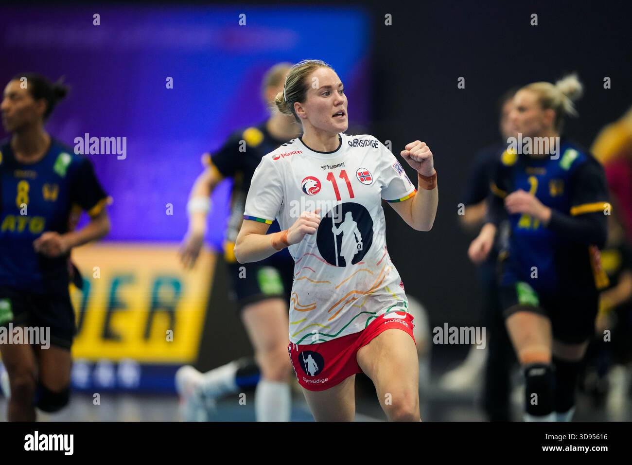 Dortmund, Germany 20251203. Norway's Malin Aune during the intermediate ...