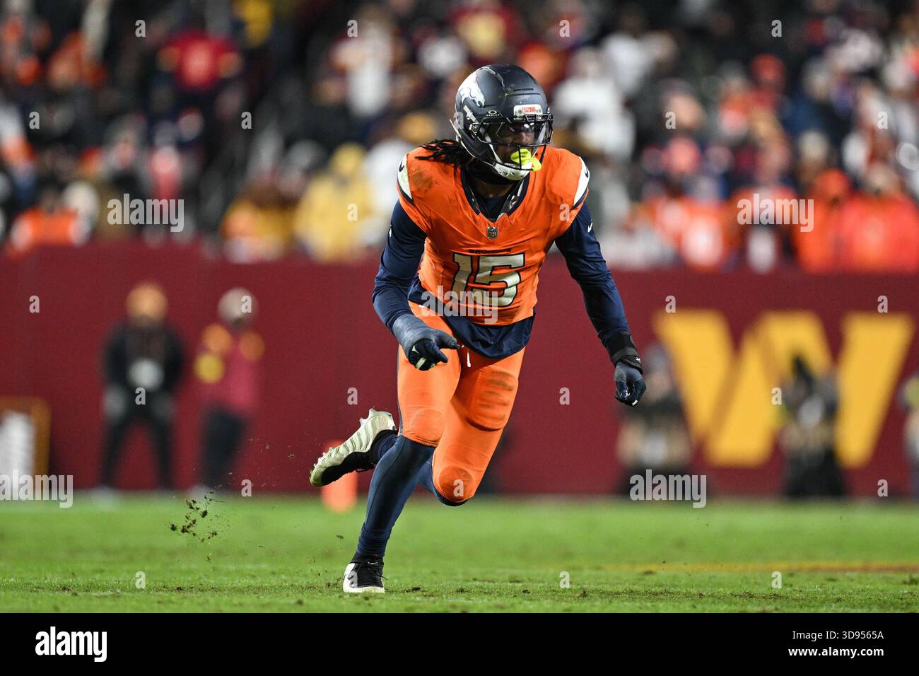 Denver Broncos linebacker Nik Bonitto (15) in action during the second ...