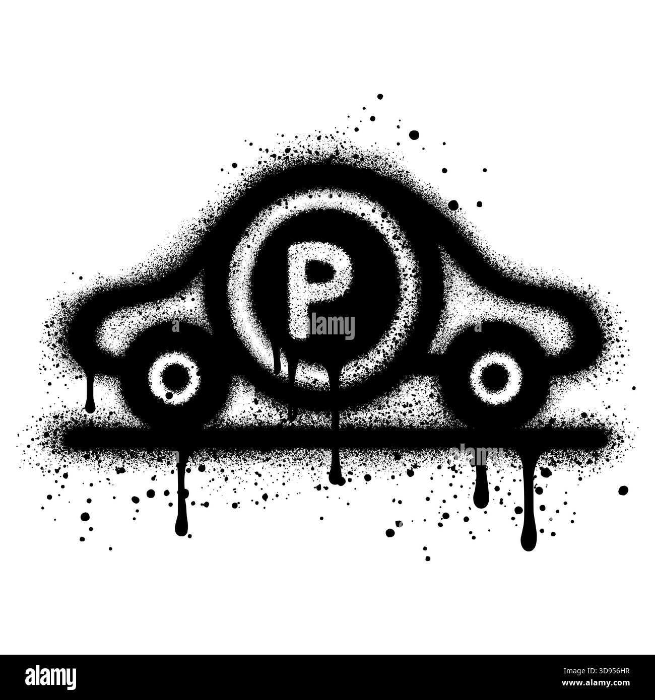 Parking sign in city Stock Vector Images - Alamy