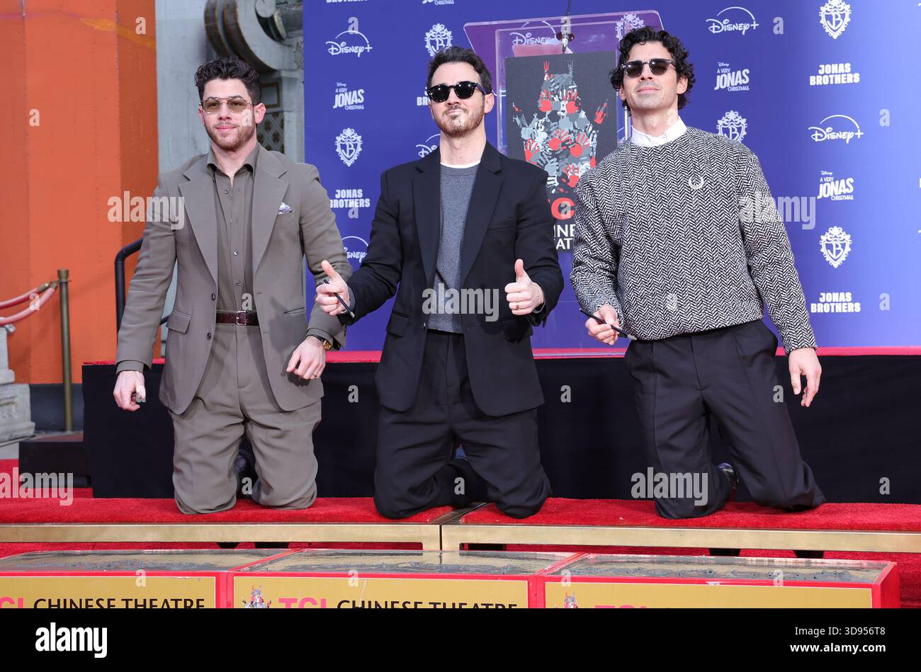 03 December 2025 - Hollywood, California - Nick Jonas, Kevin Jonas, Joe ...