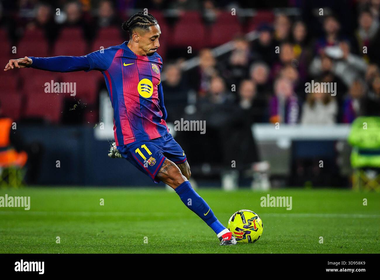 Raphael DIAS BELLOLI (Raphinha) of Barcelona during the Spanish ...
