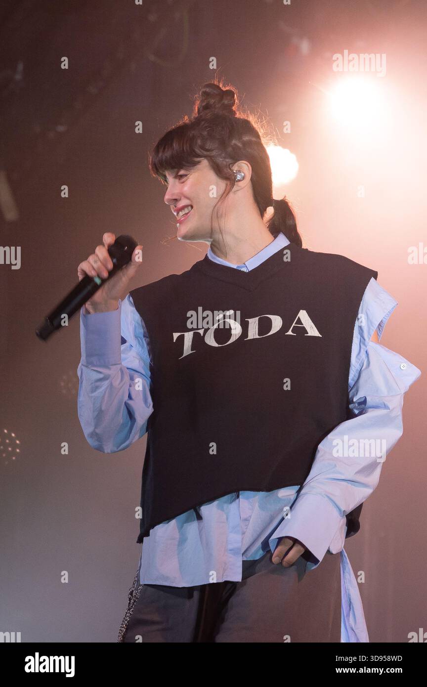 The singer Noga Erez performs at La Riviera concert n Madrid Stock ...