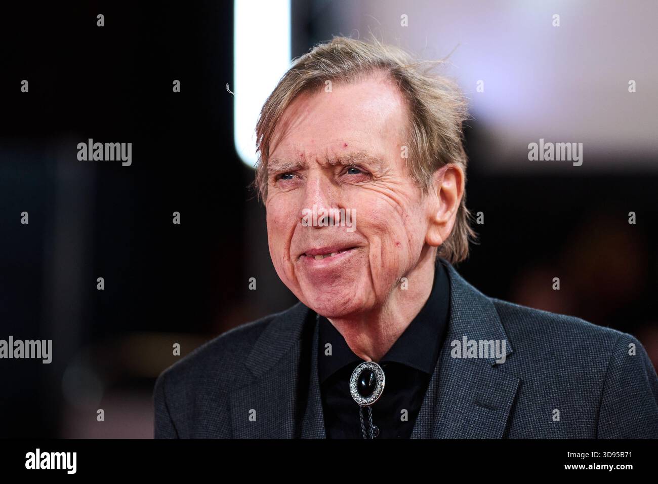 Timothy Spall poses for photographers upon arrival at the World ...