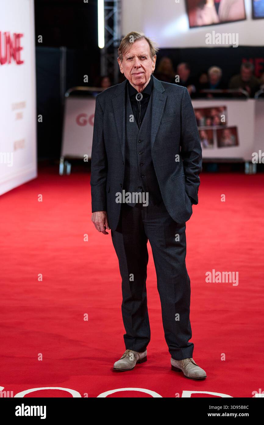 Timothy Spall poses for photographers upon arrival at the World ...