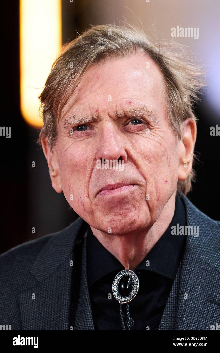 Timothy Spall poses for photographers upon arrival at the World ...